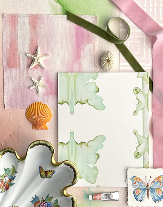 Ann Jackson Watercolor Artist | Painterly Wallcoverings, Textile & Art
